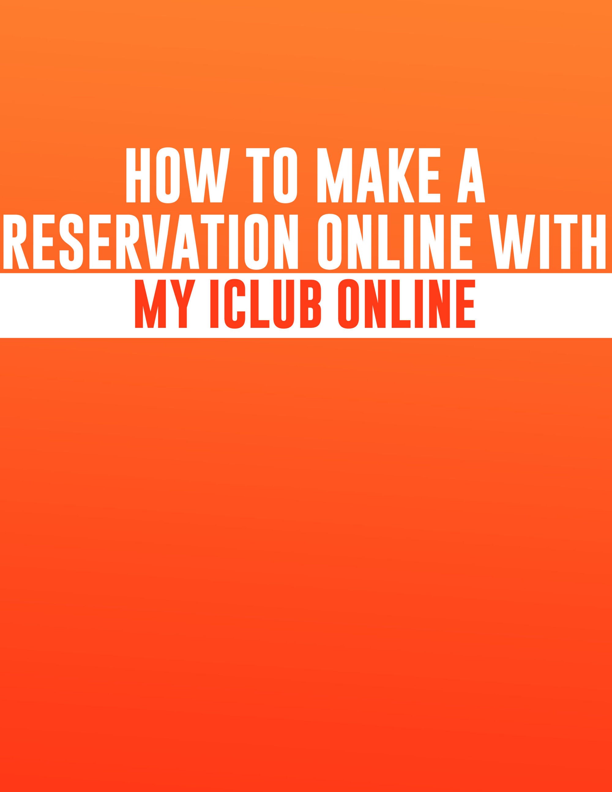 How to Make a Reservation Online - Xperience Fitness